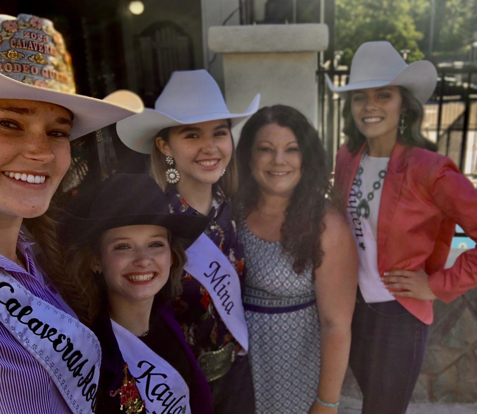 2024 Calaveras Rodeo Queen and Miss Calaveras Contestants at the Cabin ...