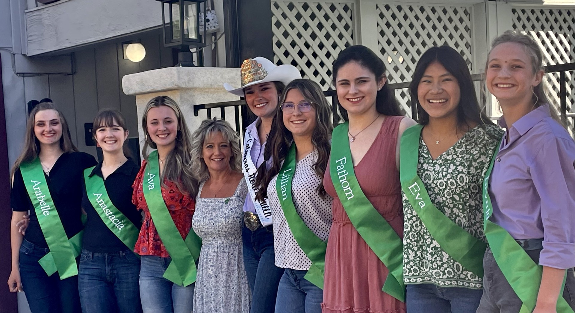 2024 Calaveras Rodeo Queen and Miss Calaveras Contestants at the Cabin ...